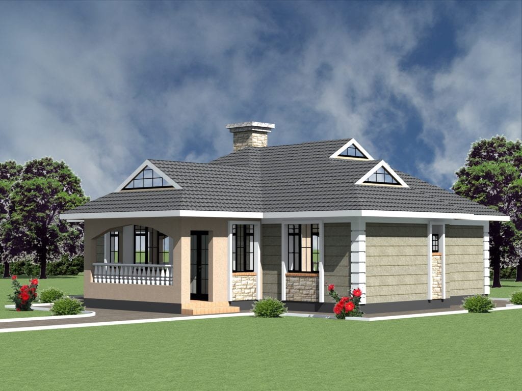 Modern 3 Bedroom Mabati House Designs In Kenya