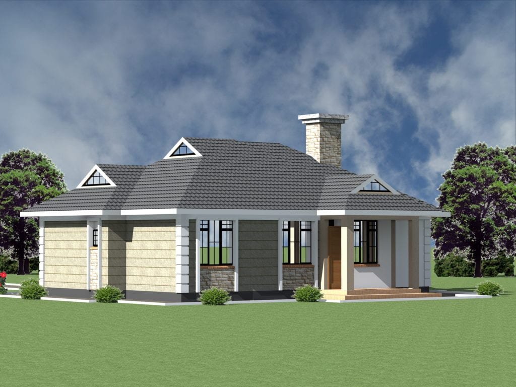 Modern 3 Bedroom Mabati House Designs In Kenya
